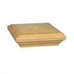 Shallow Treated Pine Pyramid Fence Post Caps | DEMAK Timber