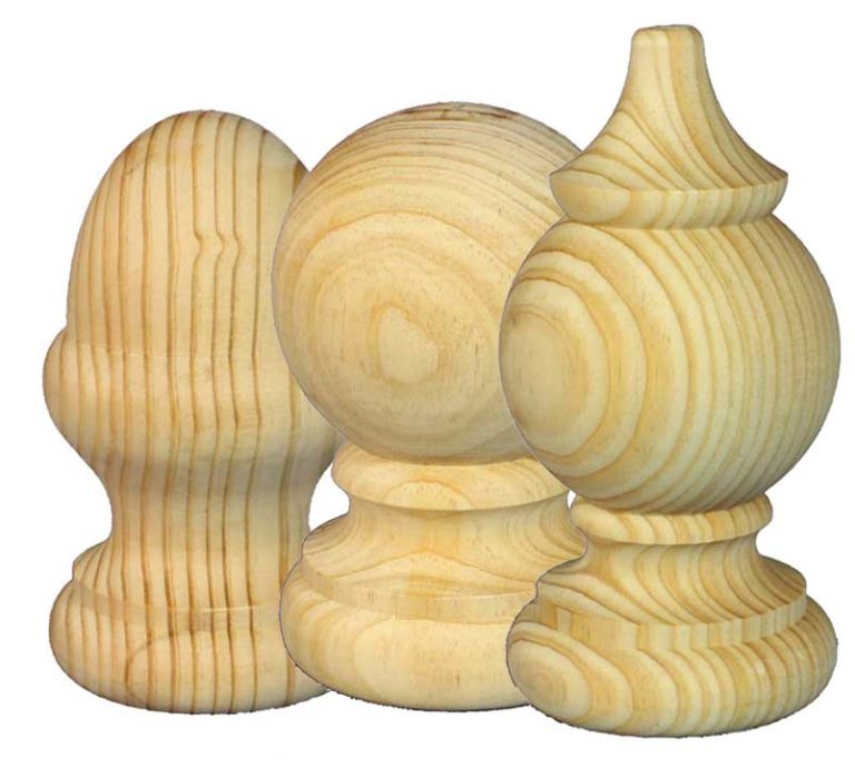 Buy Online, Turned Fence Post Capitals | DEMAK