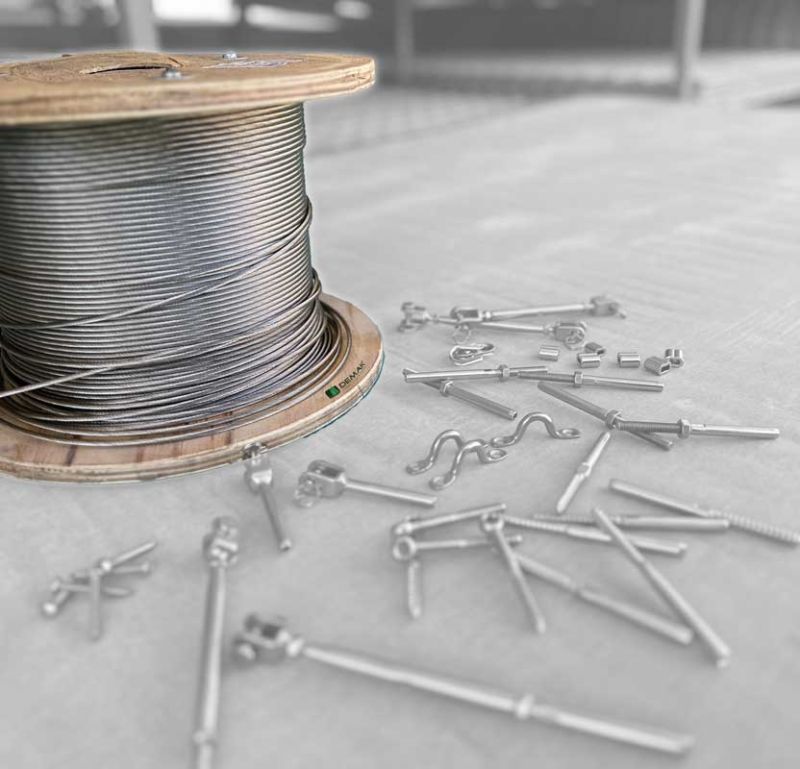 Buy Online, Marine Stainless 316 Cable 3.2mm Wire Rope Balustrade 7x7 ...