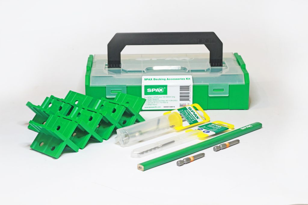 Buy Online, SPAX - Decking Accessories Kit L Boxx Mini - QTY 1 | DEMAK